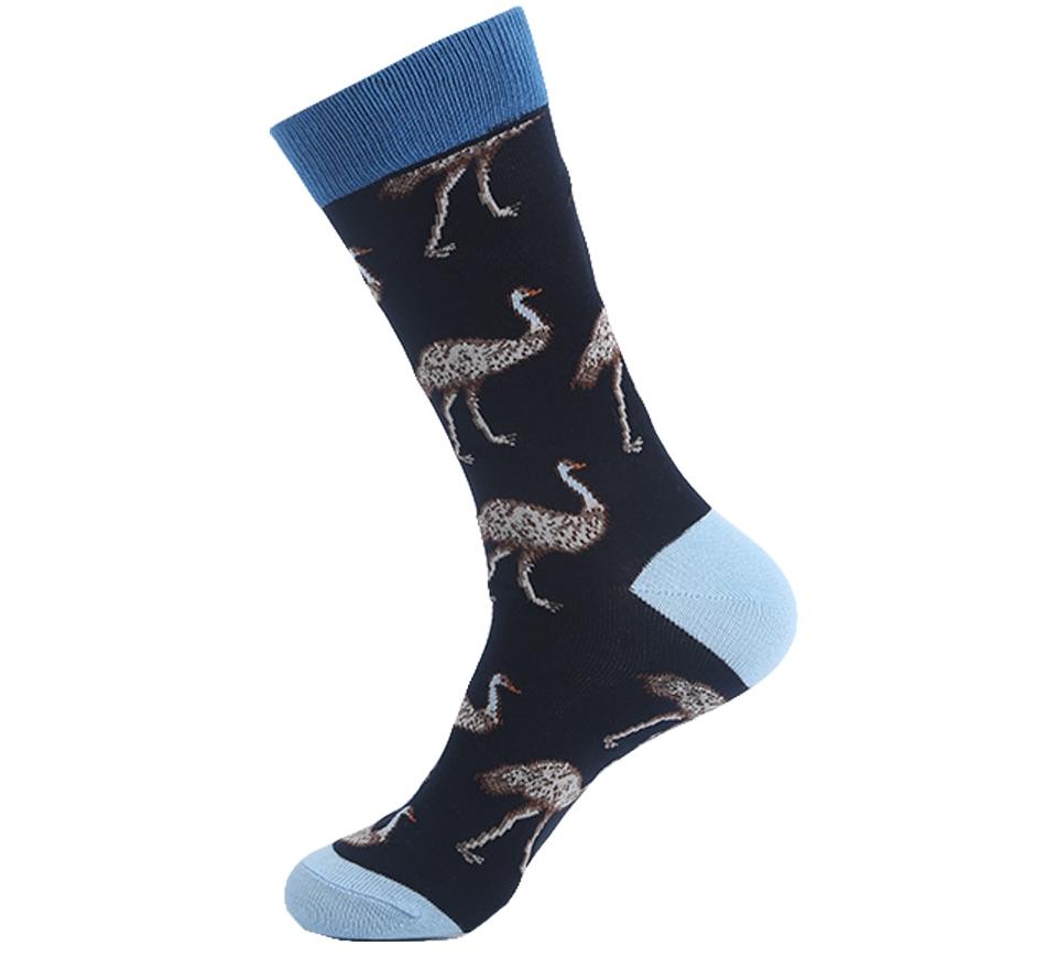 Black & Blue Emu Socks | Sock Infusions